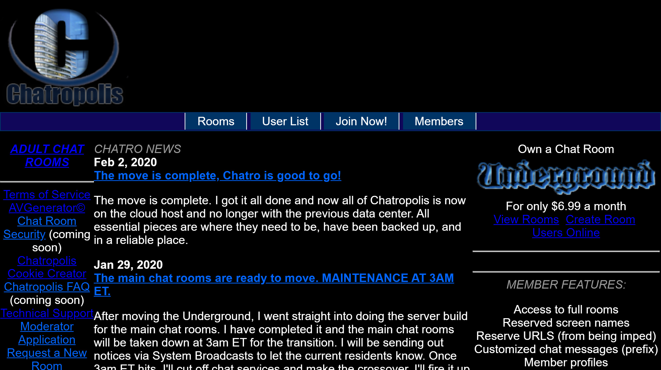 Chatropolis - Adult chat rooms - GK360